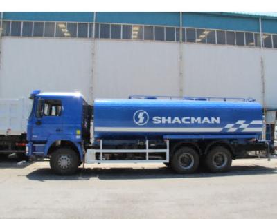 Cina F3000 5000 galloni camion cisterna di acqua SHACMAN blu camion di acqua in vendita
