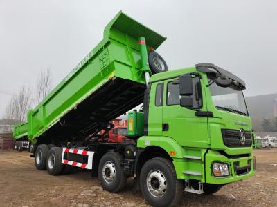 중국 SHACMAN F3000 8x4 375hp 유로V 덤프 트럭 WEICHAI 엔진 노란색 판매용