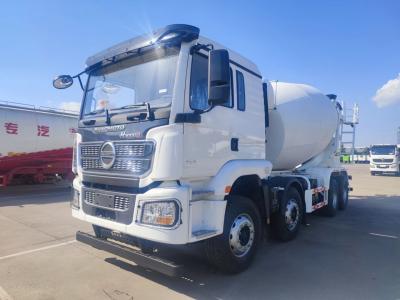 Cina 8x4 camion trasportatore di calcestruzzo SHACMAN H3000 Concreto Transit Mixer 375HP Bianco in vendita