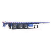 China CIMC 3 Axle 40ft Flatbed Container Semi Trailer 40 Ton Payload for sale