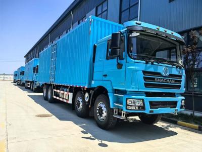 중국 F3000 8x4 박스 트럭 (10M 화물 박스 및 380마력 엔진) 판매용