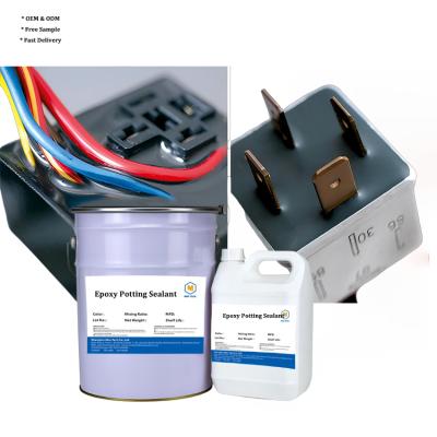 China Dos componentes Alta conductividad térmica Envasado epoxi de componentes electrónicos en venta