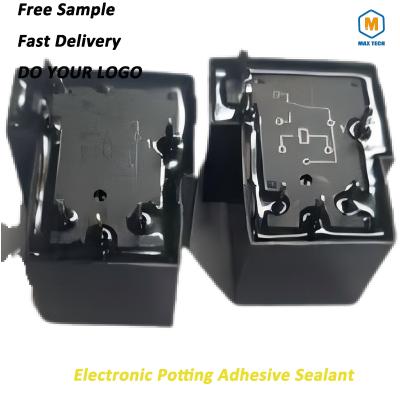 China Two-component High Hardness Black Epoxy Resin Potting Adhesive Electronic Devices Electronic Components Epoxy Resin Potting for sale