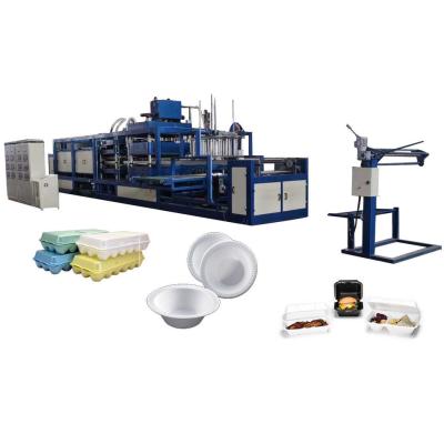 China PS foam disposable lunch box making machine/vacuum thermoforming machine for sale