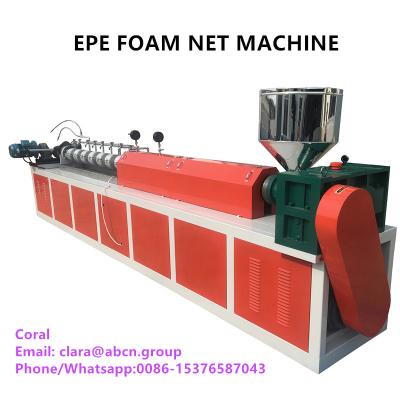 China plastic EPE Foam Fruit Net Extruder Machine/ guava net production line for sale