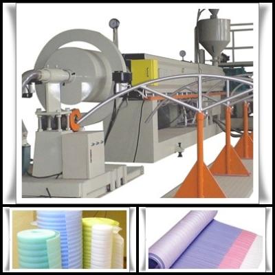 China EPE Foam Sheet Extrusion Line Plastic expanded polyethelene foam sheet extrusion machine for sale