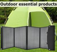 China 18V 100w Foldable Solar Panel For Solar Camping Solar Panel System for sale