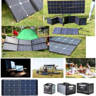 Cina Caricatore generale solare del pannello solare impermeabile leggero di piegatura 100w per all'aperto in vendita