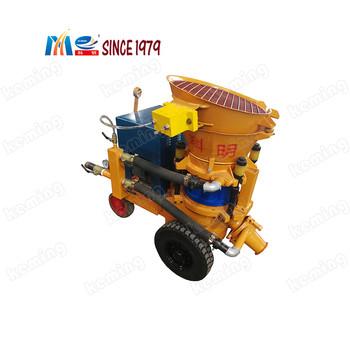 China 100L Hopper Capacity Dry Shotcrete Machine Gunite Machine For Tunnel 200m Max Delivery Distance for sale