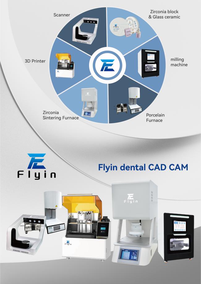 Technical view of dental milling machine
