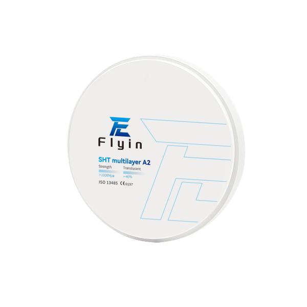 Quality Dental Zirconia Ceramic Blocks Cad Cam SHT-ML Multilayer Zirconia Disc for sale