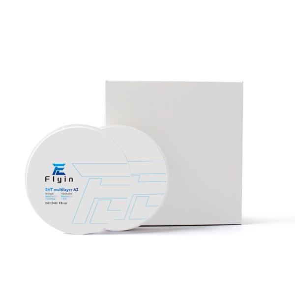 Quality Dental Zirconia Ceramic Blocks Cad Cam SHT-ML Multilayer Zirconia Disc for sale