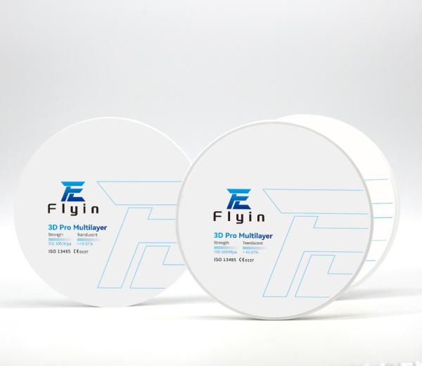 Quality Dental Lab 3D Pro Multilayer Zirconia Block For Dental False Teeth 98*10-25mm for sale
