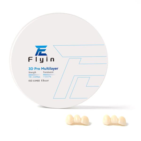 Quality Preshaded Dental Multilayer Zirconia Block 3D Pro For Aestheticr Estoration for sale