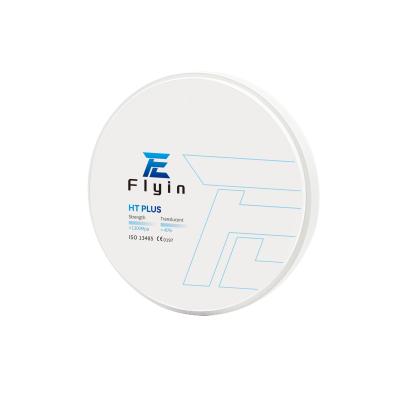 Cina Flyin CAD CAM 18mm Dischi di zirconia ad alta trasparenza HT 98mm BIANCO Consumabile dentale in vendita