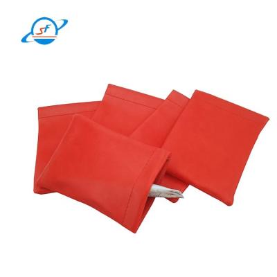 China 8*8cm Bolsas de embalagem de joias de couro para brincos de colar à venda