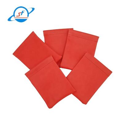 China 8*8cm Bolsas de embalagem de joias de couro para brincos de colar à venda