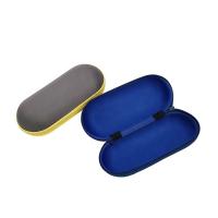 China Zipper Close Hard EVA Glasses Case Smooth Surface Nylon Material for sale