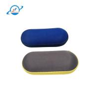 China Zipper Close Hard EVA Glasses Case Smooth Surface Nylon Material for sale