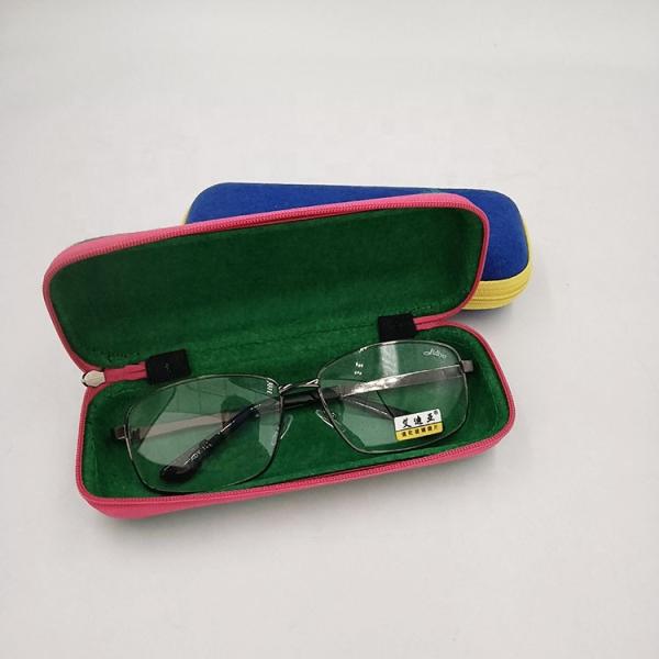 Quality Exquisite Luxury Felt Eyeglass Case 166*61*45Mm Sunglasses Hard Case for sale