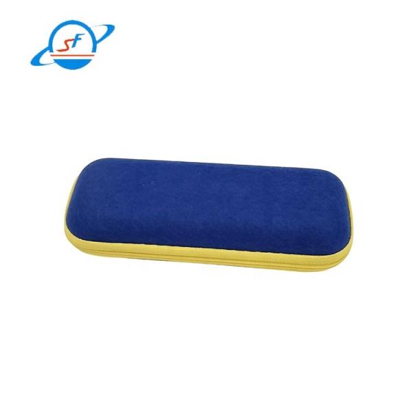 Quality Exquisite Luxury Felt Eyeglass Case 166*61*45Mm Sunglasses Hard Case for sale