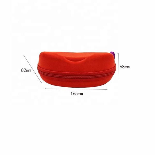 Lightweight EVA Zipper Sunglasses Case Custom Logo Scratch Resistant