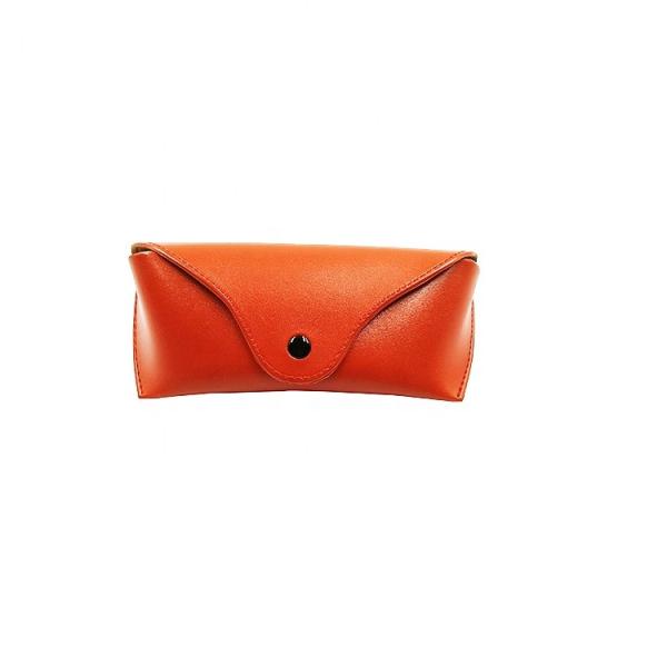 Quality Customized Sunglasses Packaging Case Leather Spectacle Pouch Fade Resistance for sale