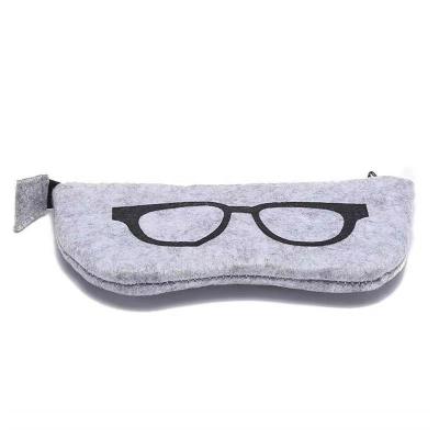 China Gepersonaliseerde dames felt zak bril hoes krasbestendige Te koop