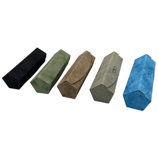 Quality Customized Folding Triangle Eyeglass Case Personalised Eyewear Case Fashionable for sale