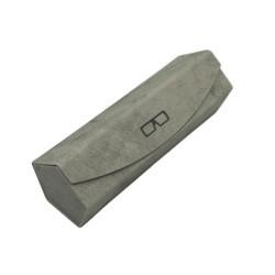 Quality Customized Folding Triangle Eyeglass Case Personalised Eyewear Case Fashionable for sale