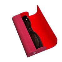 China Scratchproof Hand Made Foldable Eyeglass Case Customized Size Color for sale