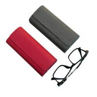 China Scratchproof Hand Made Foldable Eyeglass Case Customized Size Color for sale