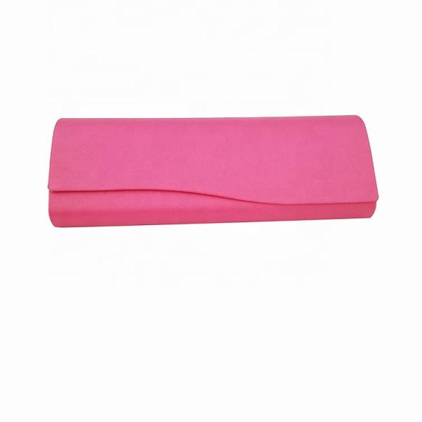 Quality Lightweight Handmade PU Leather Foldable Eyeglass Case Wear Resistance for sale