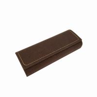 China Custom Made PU Hardshell Glasses Case Eyewear Packaging 157mm Length for sale