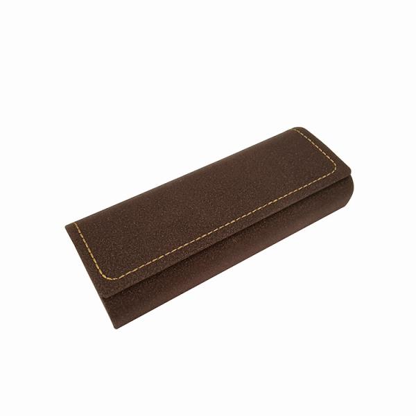 Quality Custom Made PU Hardshell Glasses Case Eyewear Packaging 157mm Length for sale