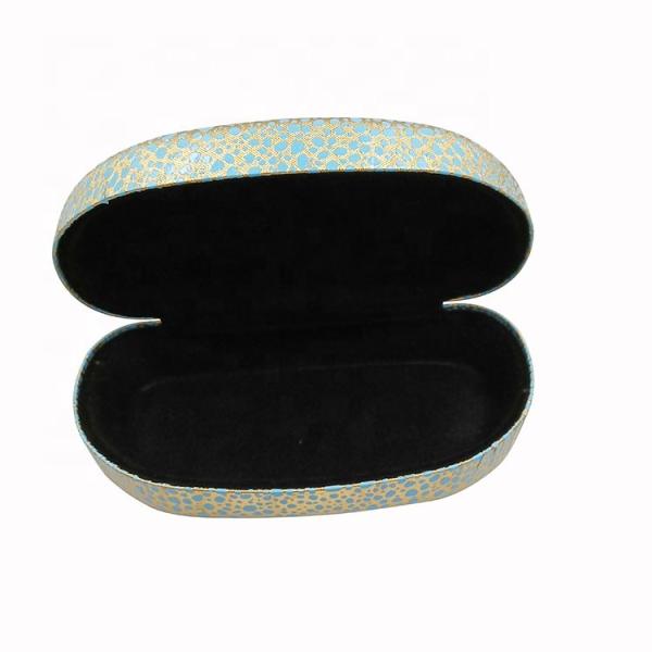 Quality Customized Logo Leather Optical Glasses Case Irregular Shape Lightweight for sale