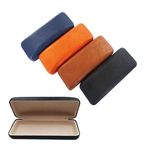 Quality High End Luxury Ladies Leather Glasses Case Custom Logo 155mm Length for sale