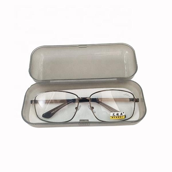 Quality Multi Colored Transparent Eyeglass Case PVC Glasses Case Stylish for sale