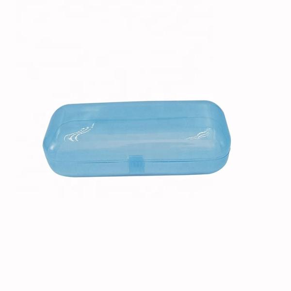 Quality Multi Colored Transparent Eyeglass Case PVC Glasses Case Stylish for sale