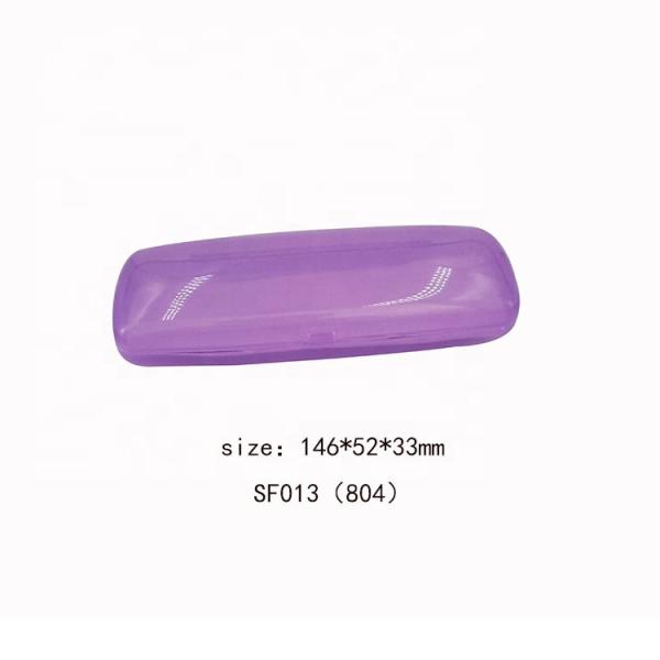 Quality Fashion PVC Sunglasses Case Plastic Spectacle Case OEM / ODM Available for sale