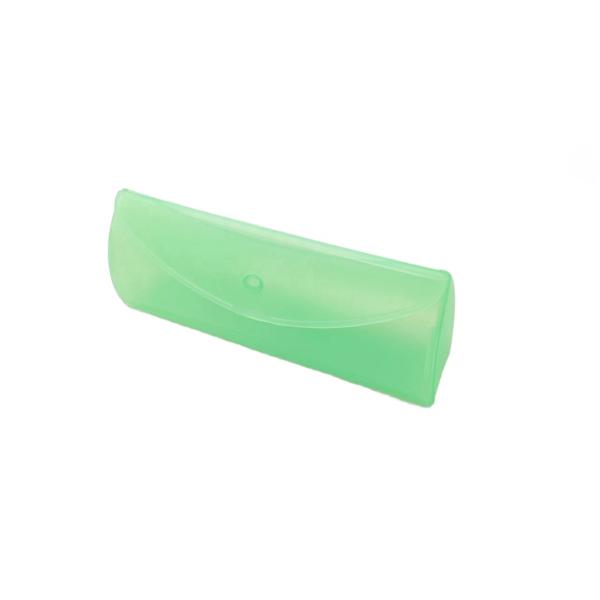 Quality Customizable Green Plastic Eyeglass Case Scratch Resistant Irregular for sale