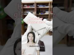 Unisex zachte leerbrilkasten met binnenflannel SGS-gecertificeerd
