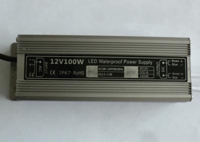 China Single Output 12V 100 Watt LED Power Supply Waterproof LED Driver Transformer for sale
