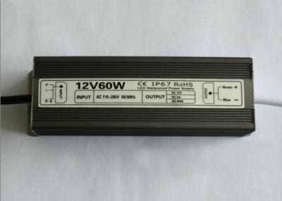 China Single 60W 24V ac to dc Waterproof LED Power Supply Driver HIGH Safety for sale
