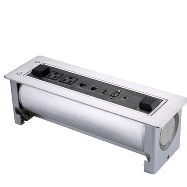 Quality Flip Up Conference Desk Mounted Power Sockets Recessed Power Strip Outlet Customized for sale