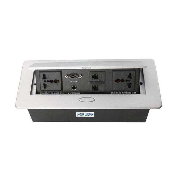 Quality Hidden Electrical Pop Up Desk Socket Outlet Box 100V-240V AC for sale