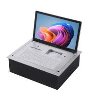 Quality Electric Flip Up Monitor Folding Laptop Screen For Corporate Meetings for sale