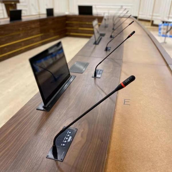 Quality ODM Table Mount Hidden Computer LCD Monitor Lift For Network Conference for sale