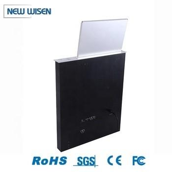 Quality Dual Screen Paperless Conference Motorized Monitor Lift System Aluminum Brushed for sale