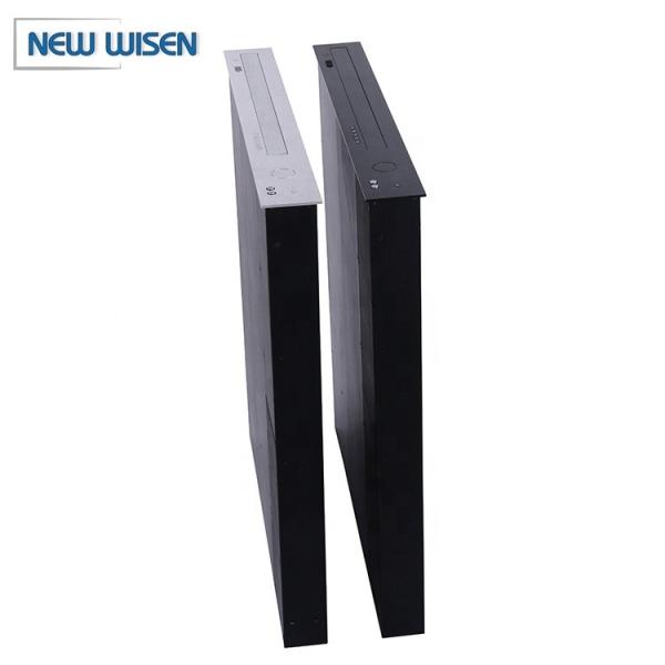 Quality Dual Screen Paperless Conference Motorized Monitor Lift System Aluminum Brushed for sale